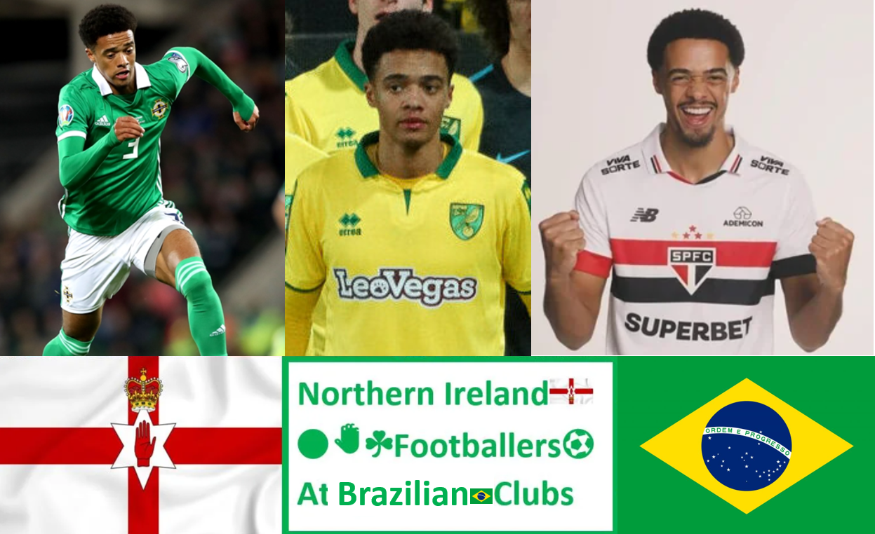 Northern Ireland🔴🤚☘️Footballers⚽️At Brazilian🇧🇷Clubs - Arconada ...